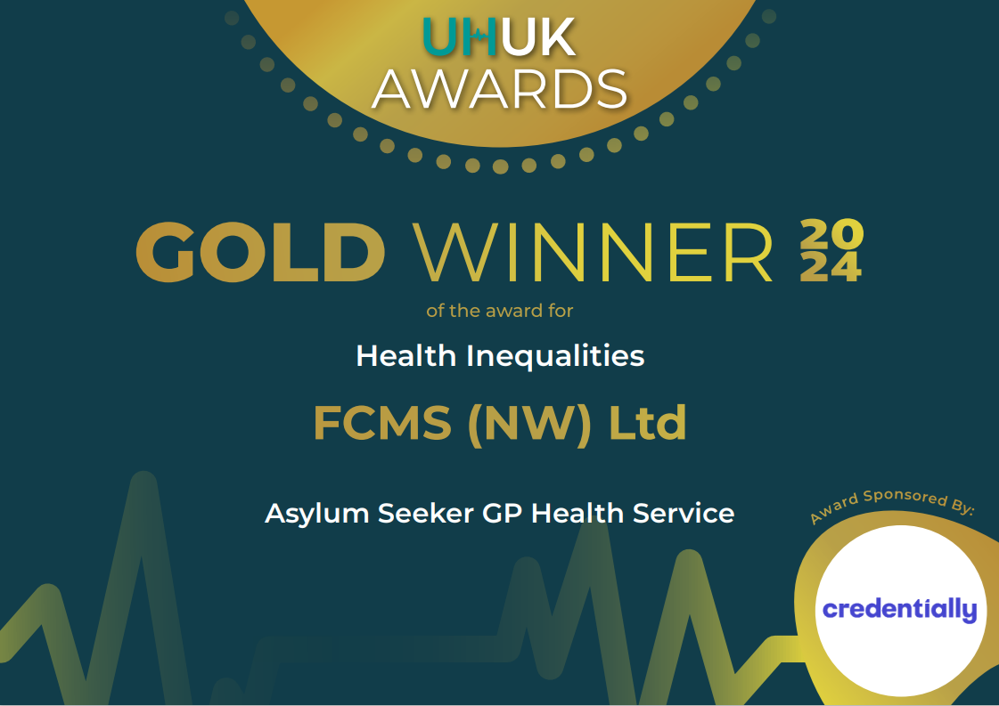 FCMS Win UHUK Health Inequalities Award - FCMS